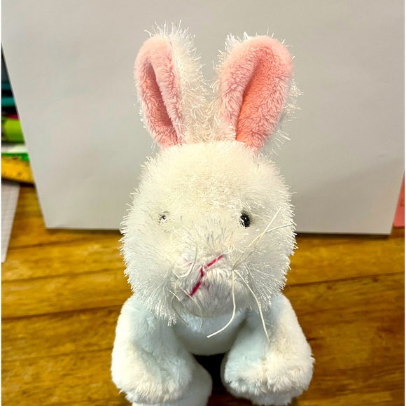 GANZ | Toys | Ganz Webkinz Little White Soft Fluffy Bunny 8 Inch Tall ...